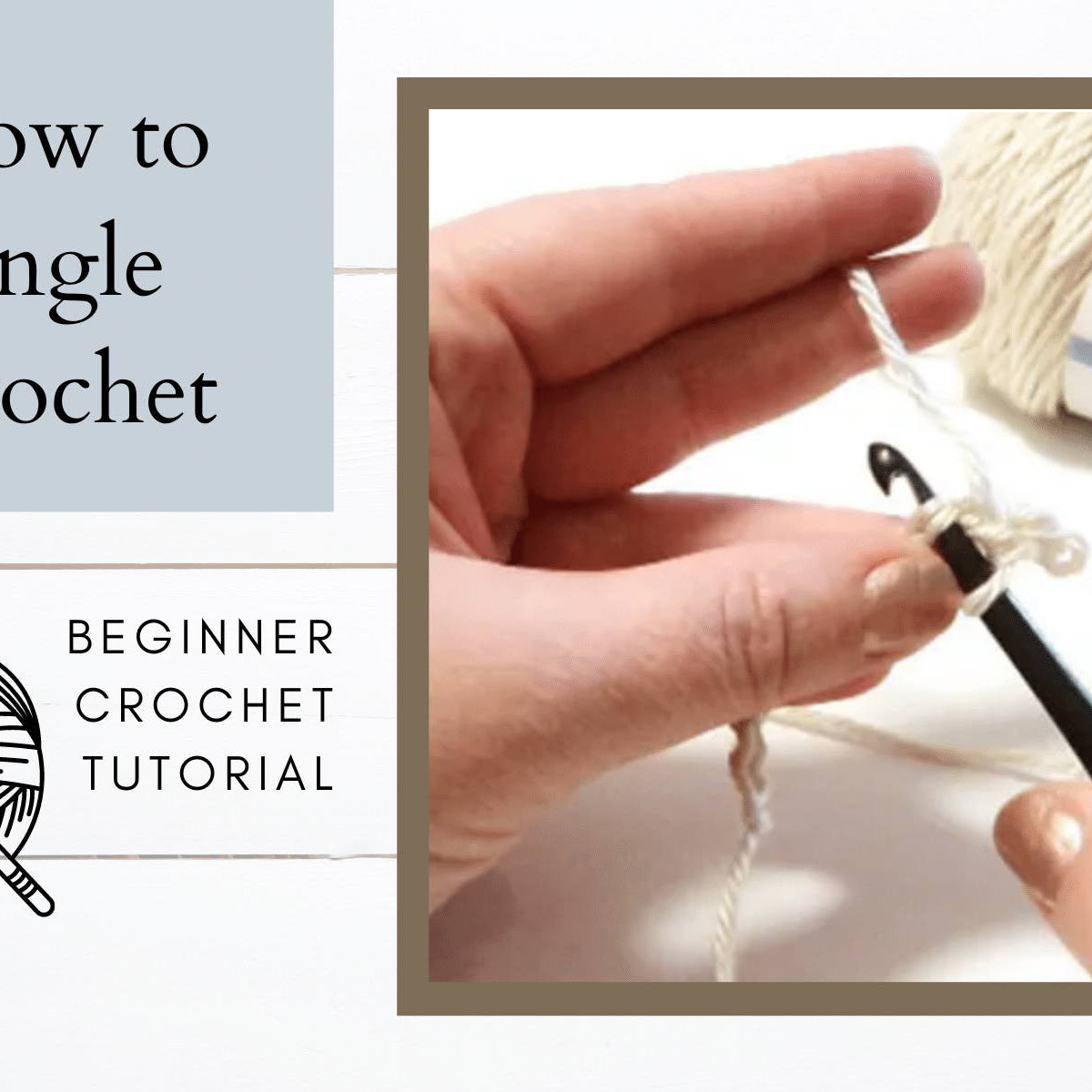 basic crochet stitches tutorial