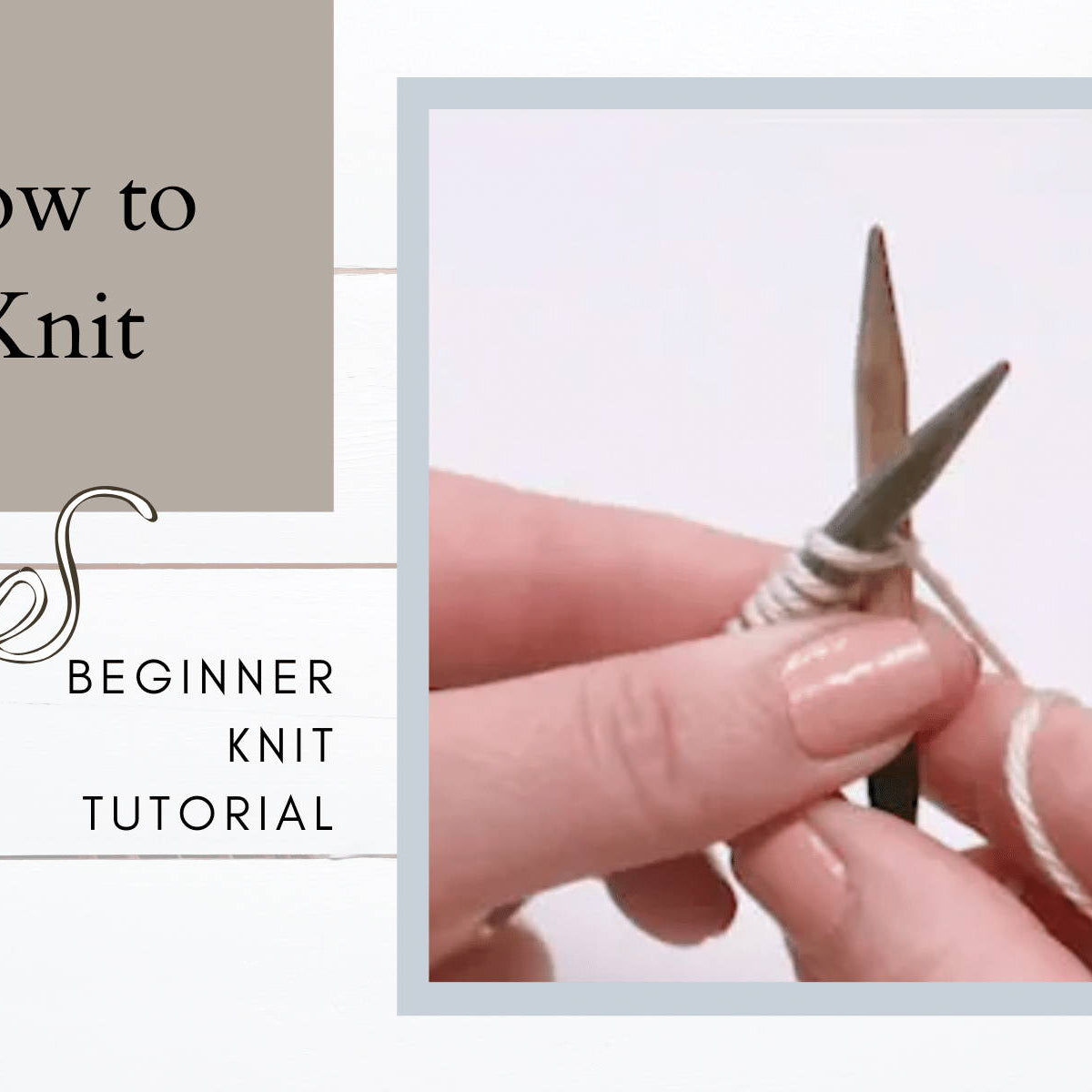 knitting instructions for beginners