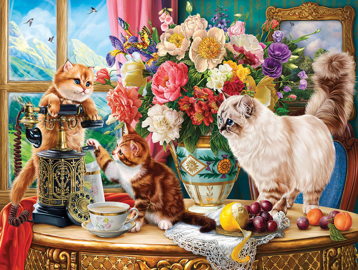 Family Cats Jigsaw Puzzle – Mary Maxim