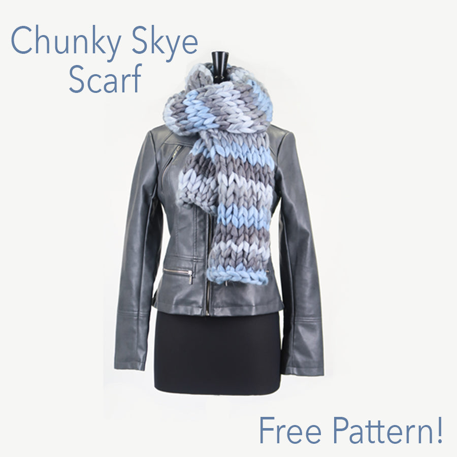 One Ball Wonder Chunky Sky Scarf - Free Pattern – Mary Maxim