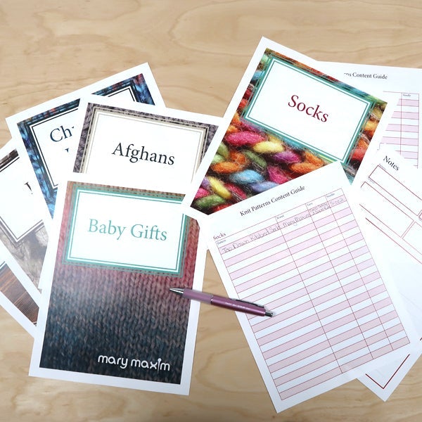 Printable Knit Pattern Binder, Free Download – Mary Maxim