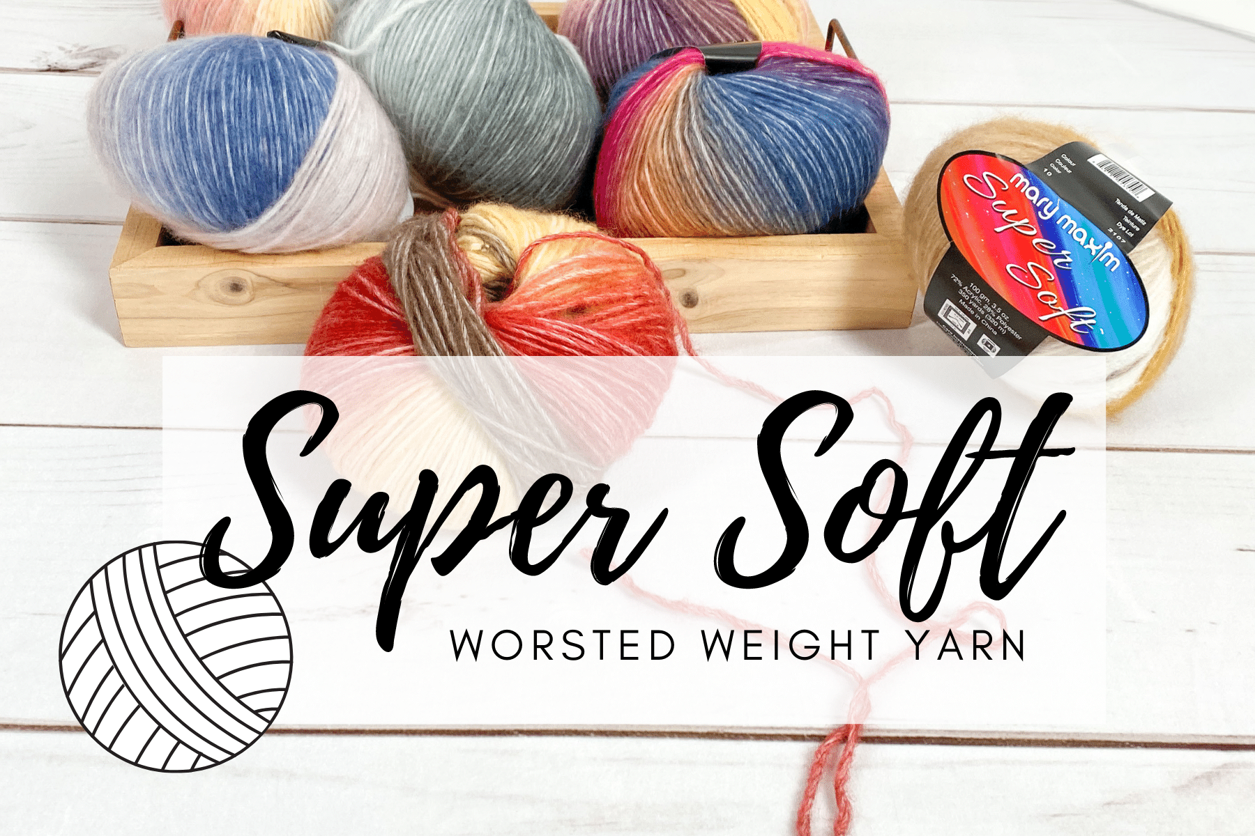 Super Soft Yarn | Medium Weight Acrylic – Mary Maxim