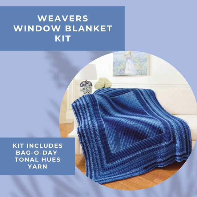 Weaver's Window Blanket – Mary Maxim