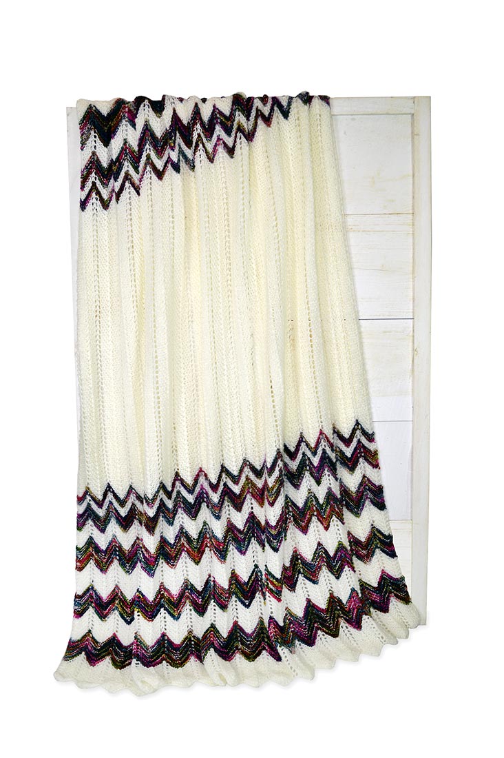 Ripple Blanket Pattern – Mary Maxim