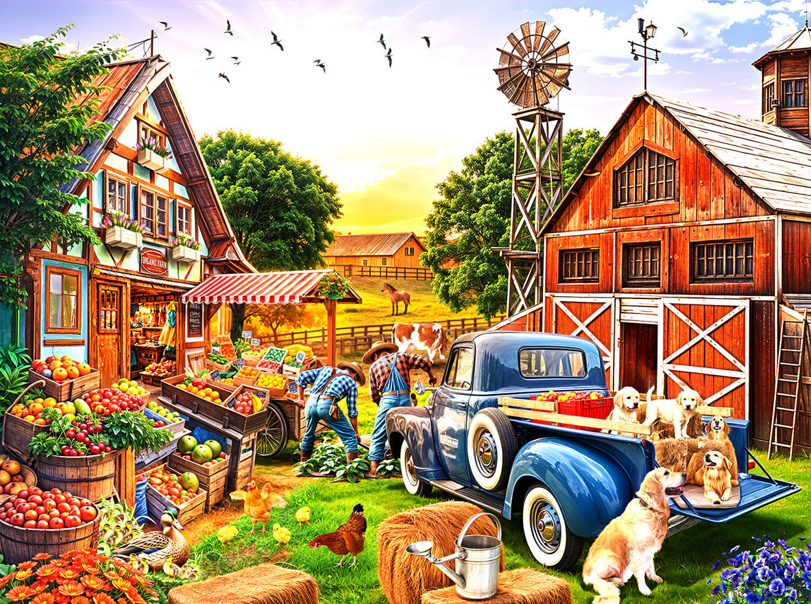Farm Jobs Jigsaw Puzzle – Mary Maxim
