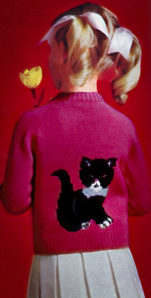 Kitten Cardigan Pattern – Mary Maxim