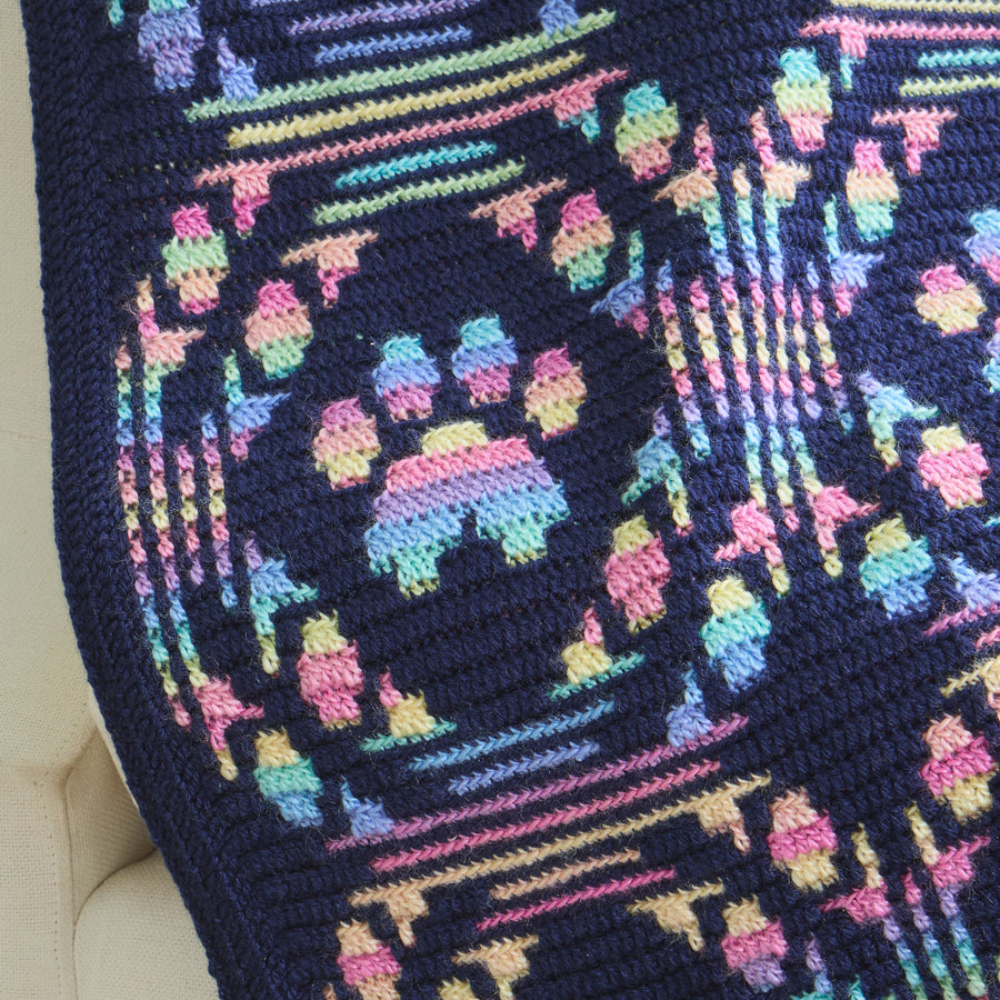 Witty Kitty Blanket – Mary Maxim