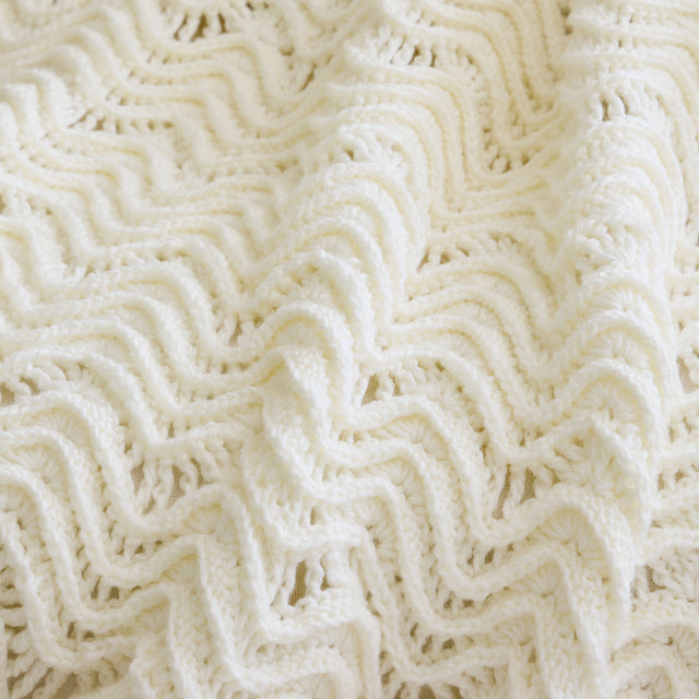 Lace Cascade Throw – Mary Maxim