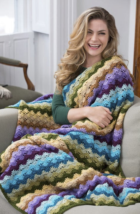 Free Twilight Shells Throw Pattern – Mary Maxim
