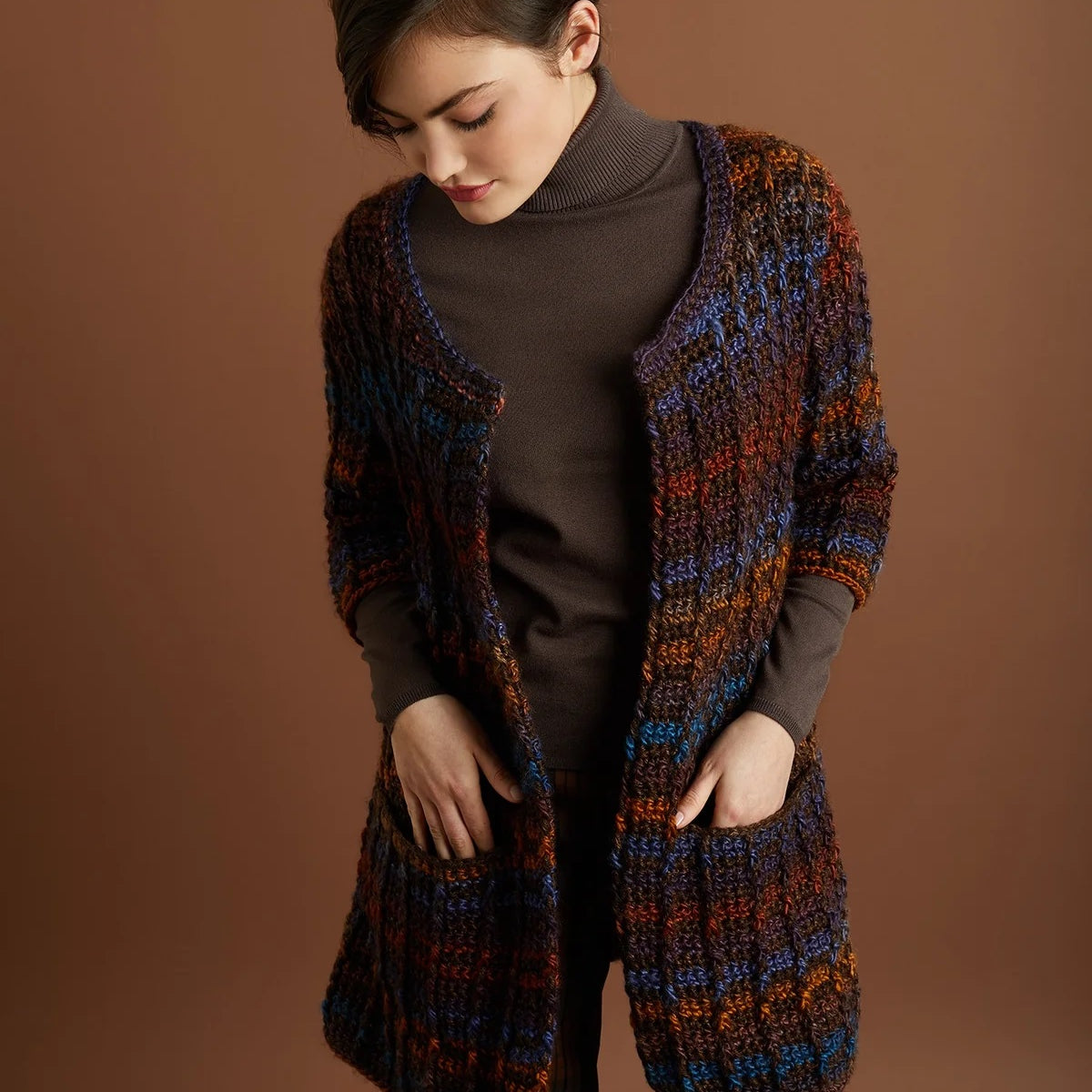 Free Colorfully Modern Cardigan Pattern – Mary Maxim