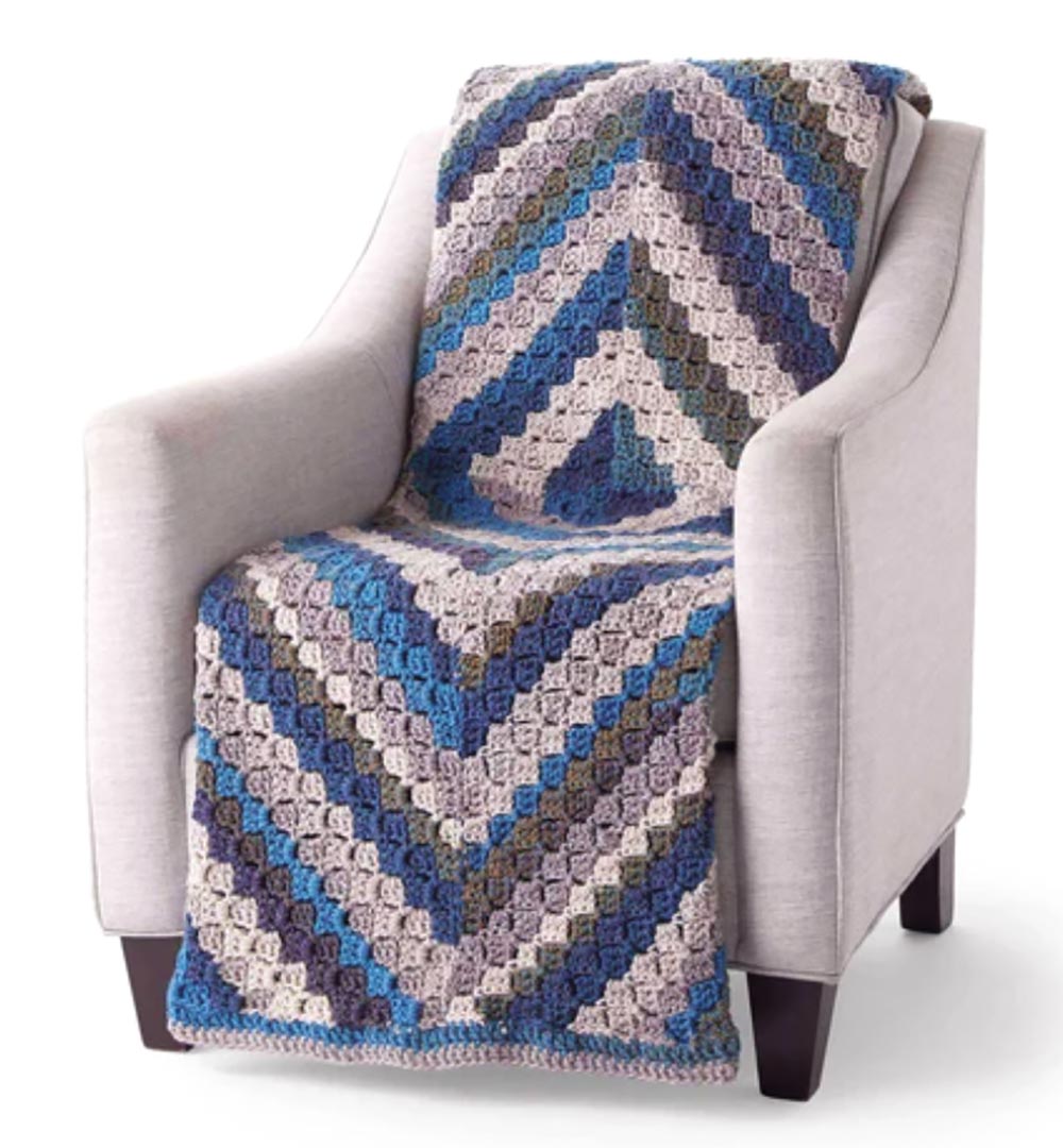 Free Radiating Rectangles Pattern – Mary Maxim