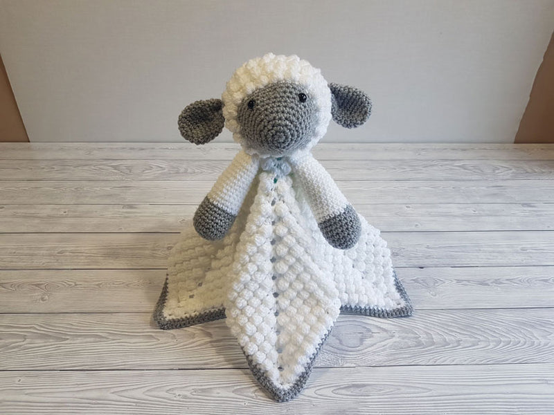 Liam the Lamb Crochet Baby Lovey – Mary Maxim