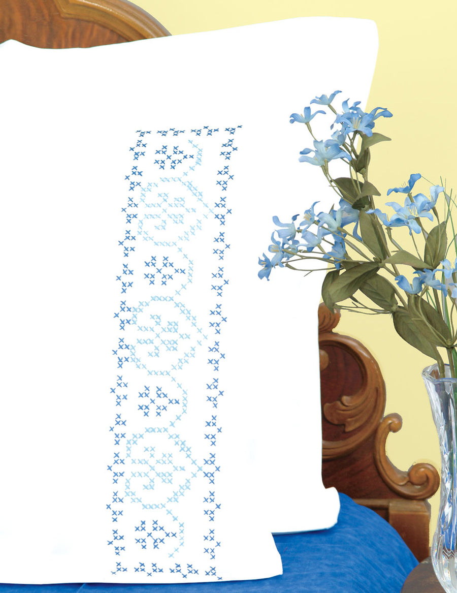 Pillowcase Embroidery & Cross Stitch Kits | Mary Maxim