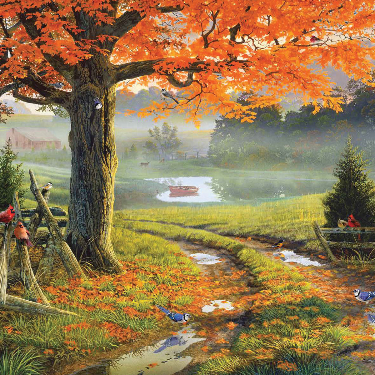 Country Home Jigsaw Puzzle – Mary Maxim