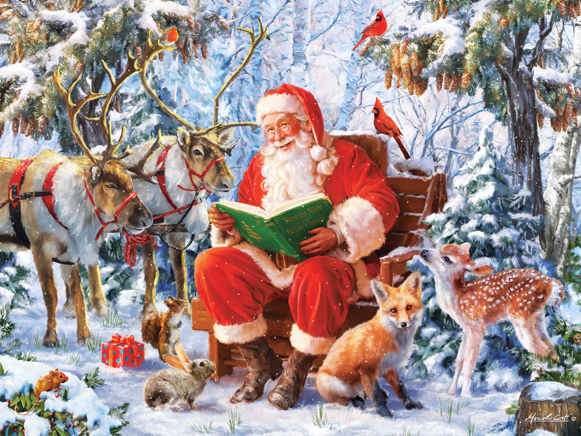 Santa's Forest Jigsaw Puzzle – Mary Maxim