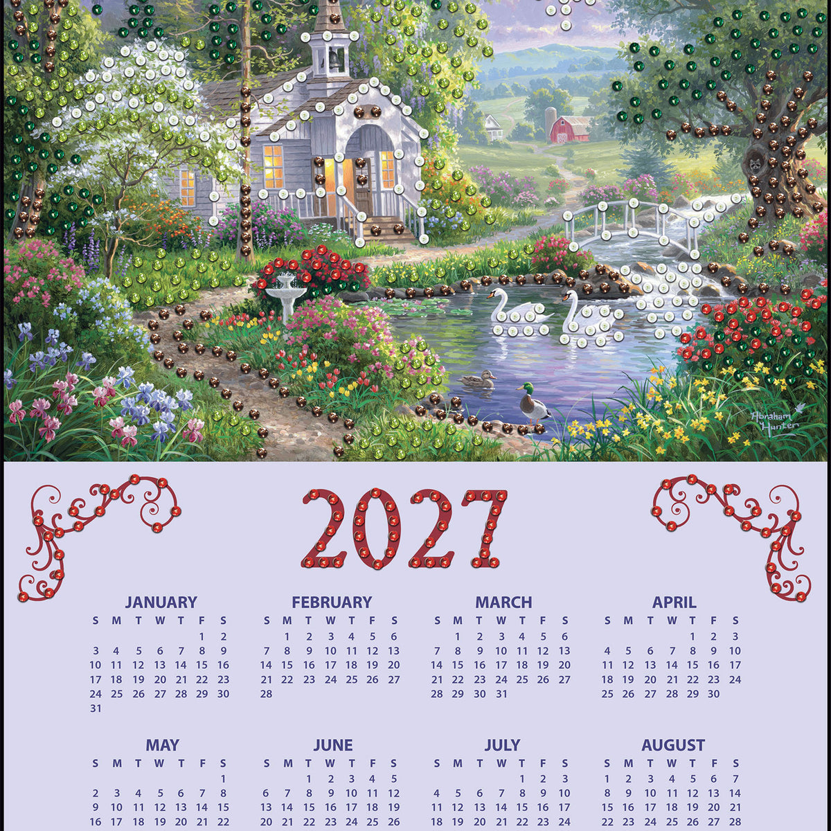 Church 2027 Felt Sequin Calendar – Mary Maxim