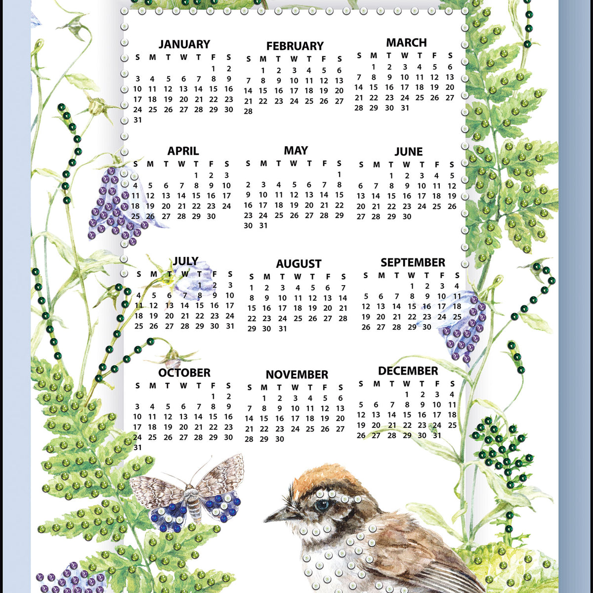 Sparrow 2027 Felt Sequin Calendar – Mary Maxim