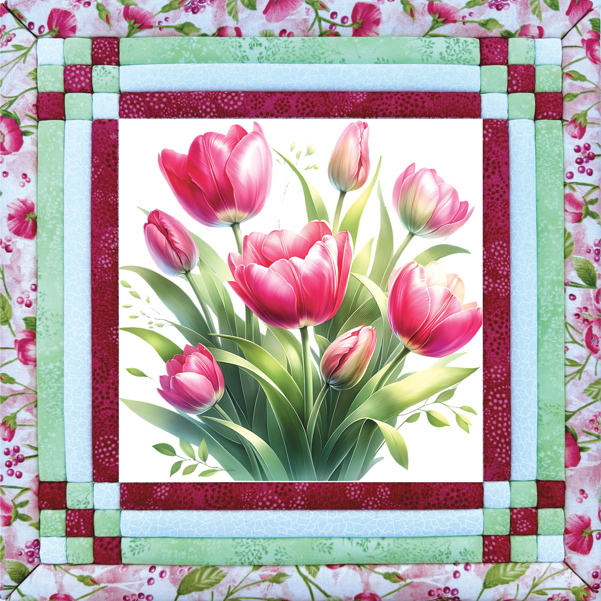 Tulips Quilt Magic Kit – Mary Maxim