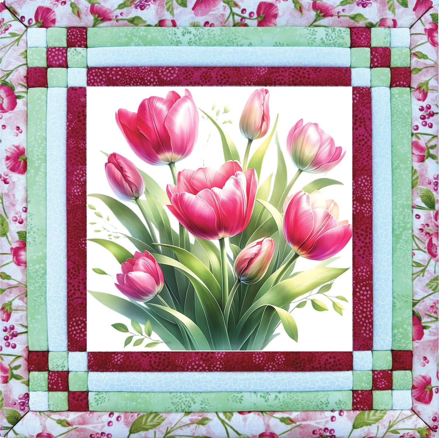Tulips Quilt Magic Kit – Mary Maxim