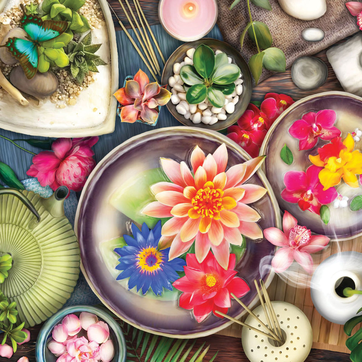 Zen Spa Jigsaw Puzzle – Mary Maxim