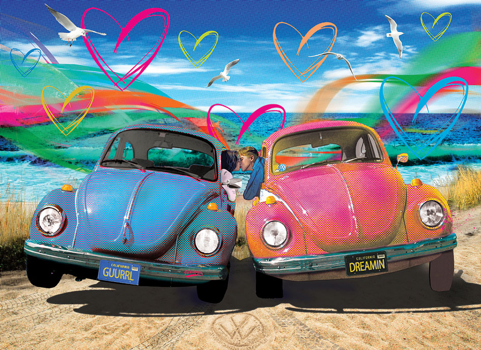 VW Beetle Love Jigsaw Puzzle – Mary Maxim