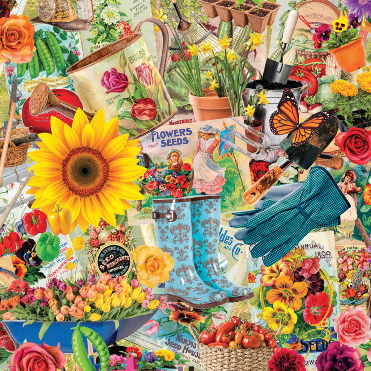 Flower Seeds Jigsaw Puzzle – Mary Maxim