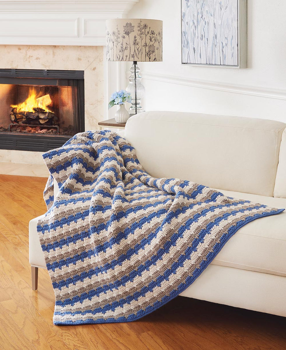 Bag-O-Day Crochet Beauty Runs Deep Throw – Mary Maxim