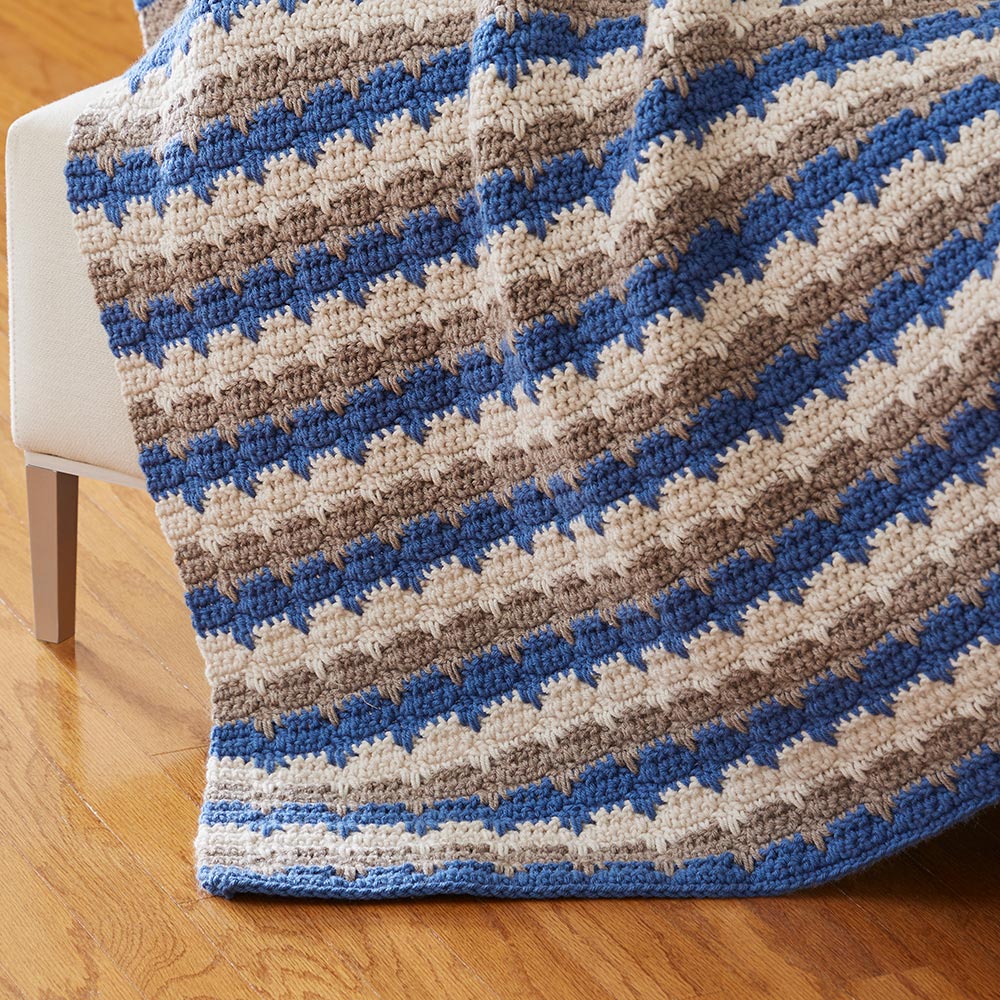 Bag-O-Day Crochet Beauty Runs Deep Throw – Mary Maxim