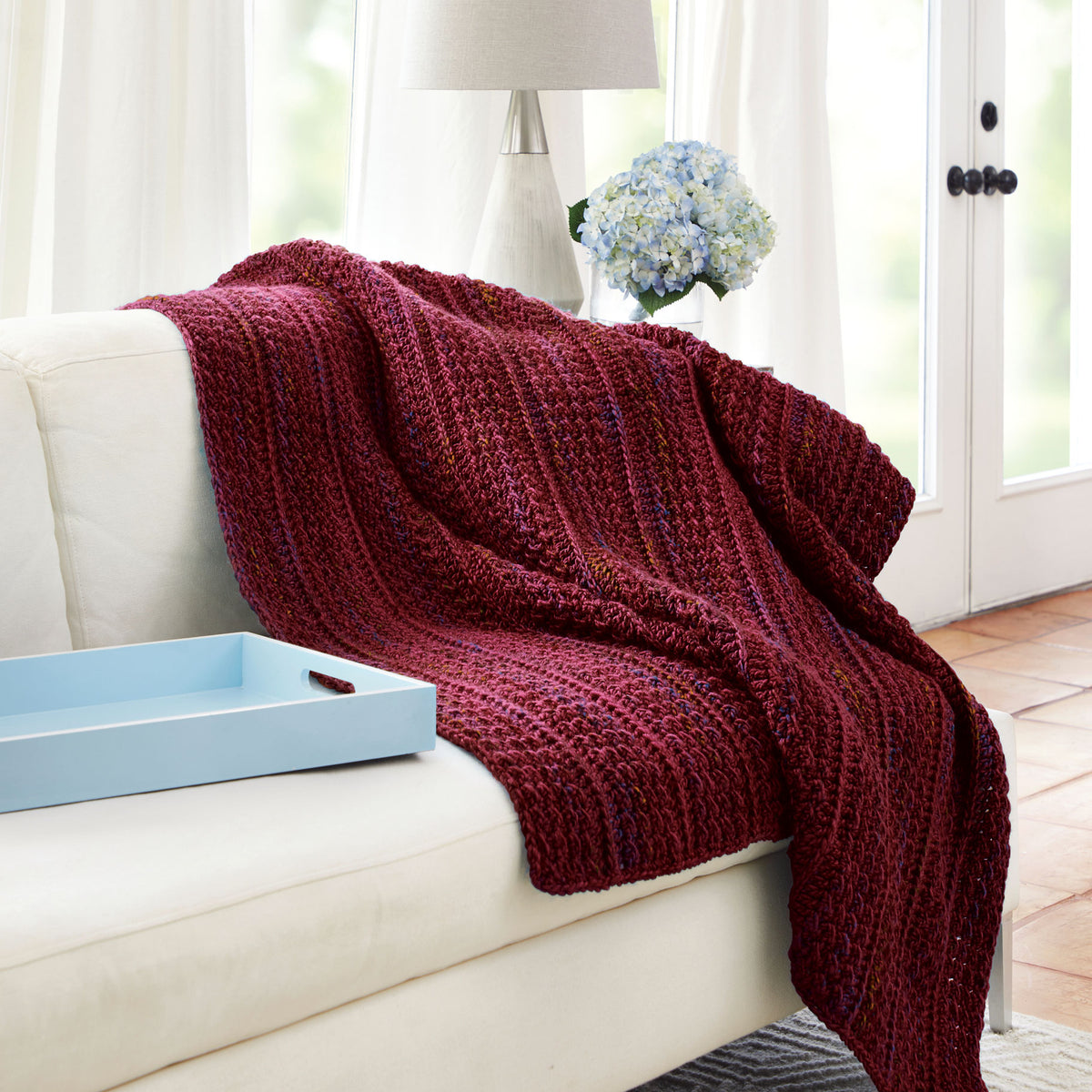 Cuddly Soft Crochet Blanket Pattern – Mary Maxim