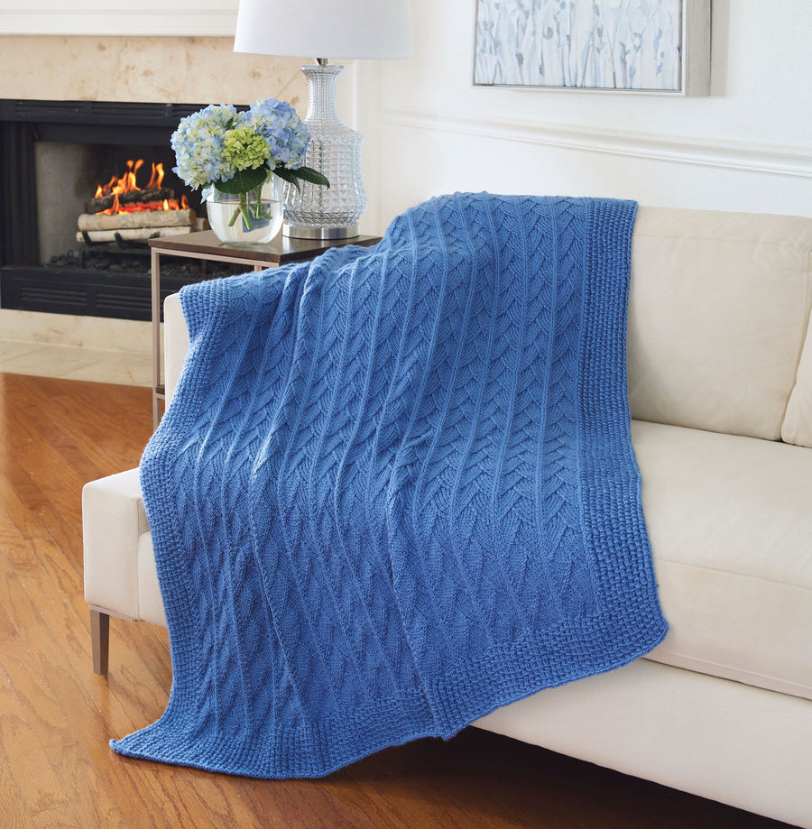 Knit Afghan, Throw, & Blanket Kits – Mary Maxim