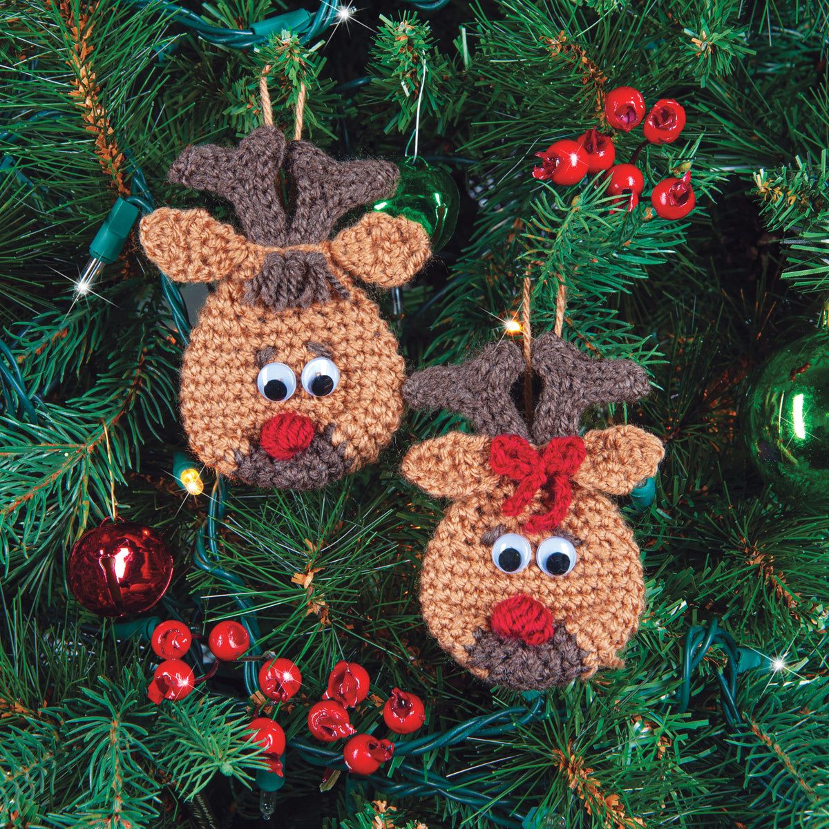 Reindeer Ornaments – Mary Maxim