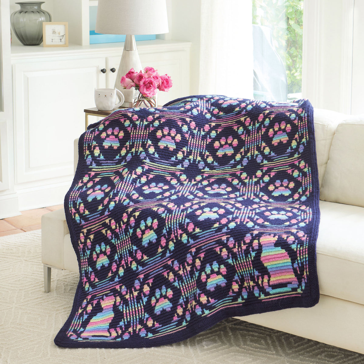 Witty Kitty Blanket – Mary Maxim