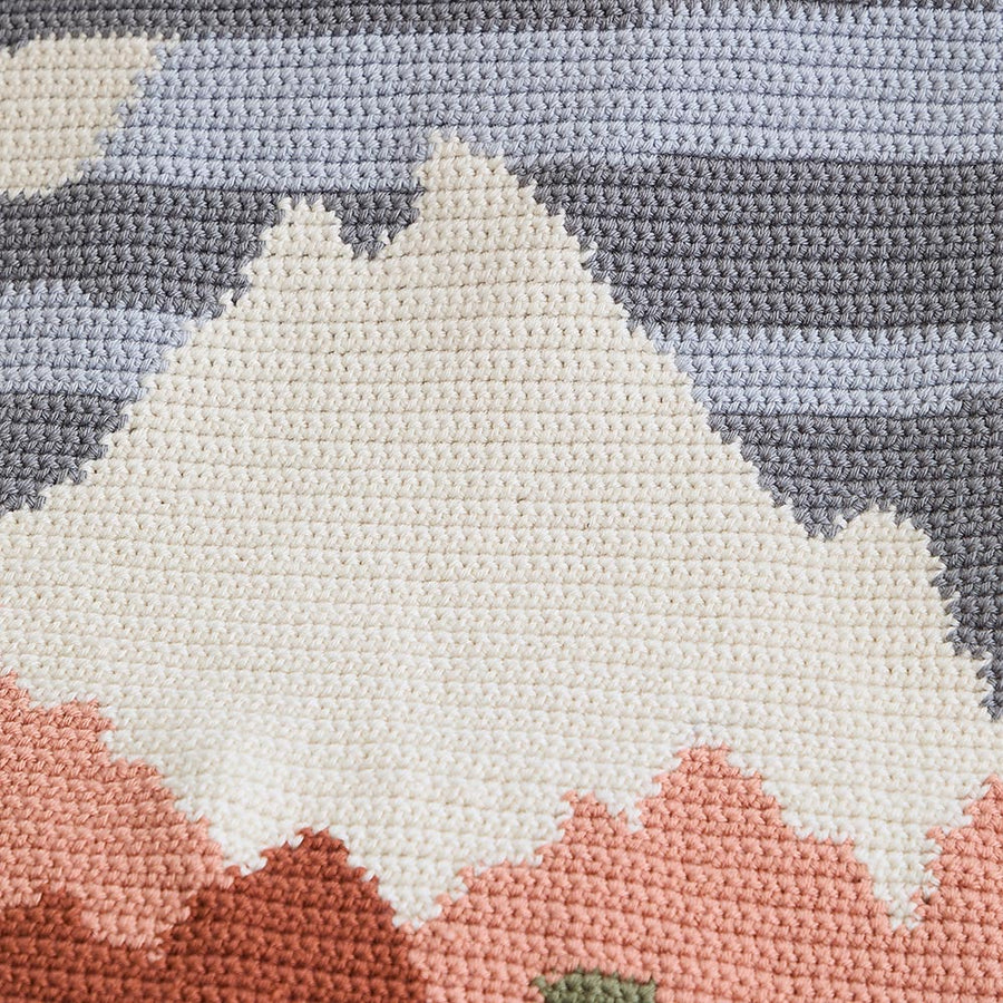 Desert Scene Afghan – Mary Maxim