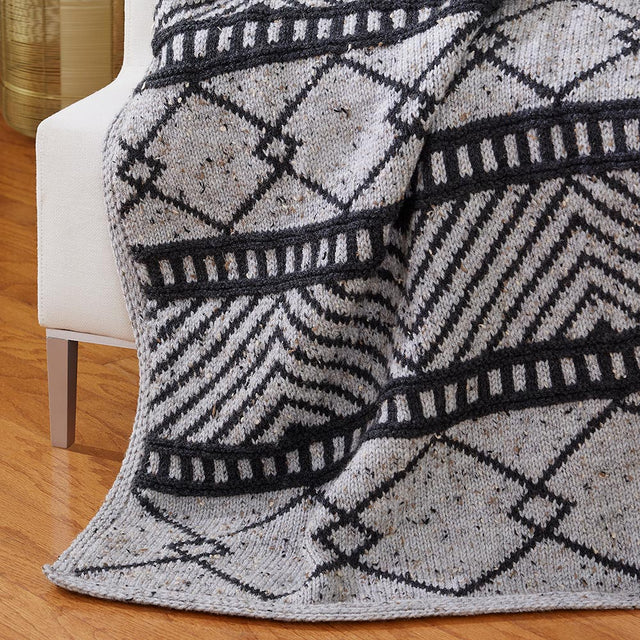 Neutral Zone Afghan Pattern – Mary Maxim
