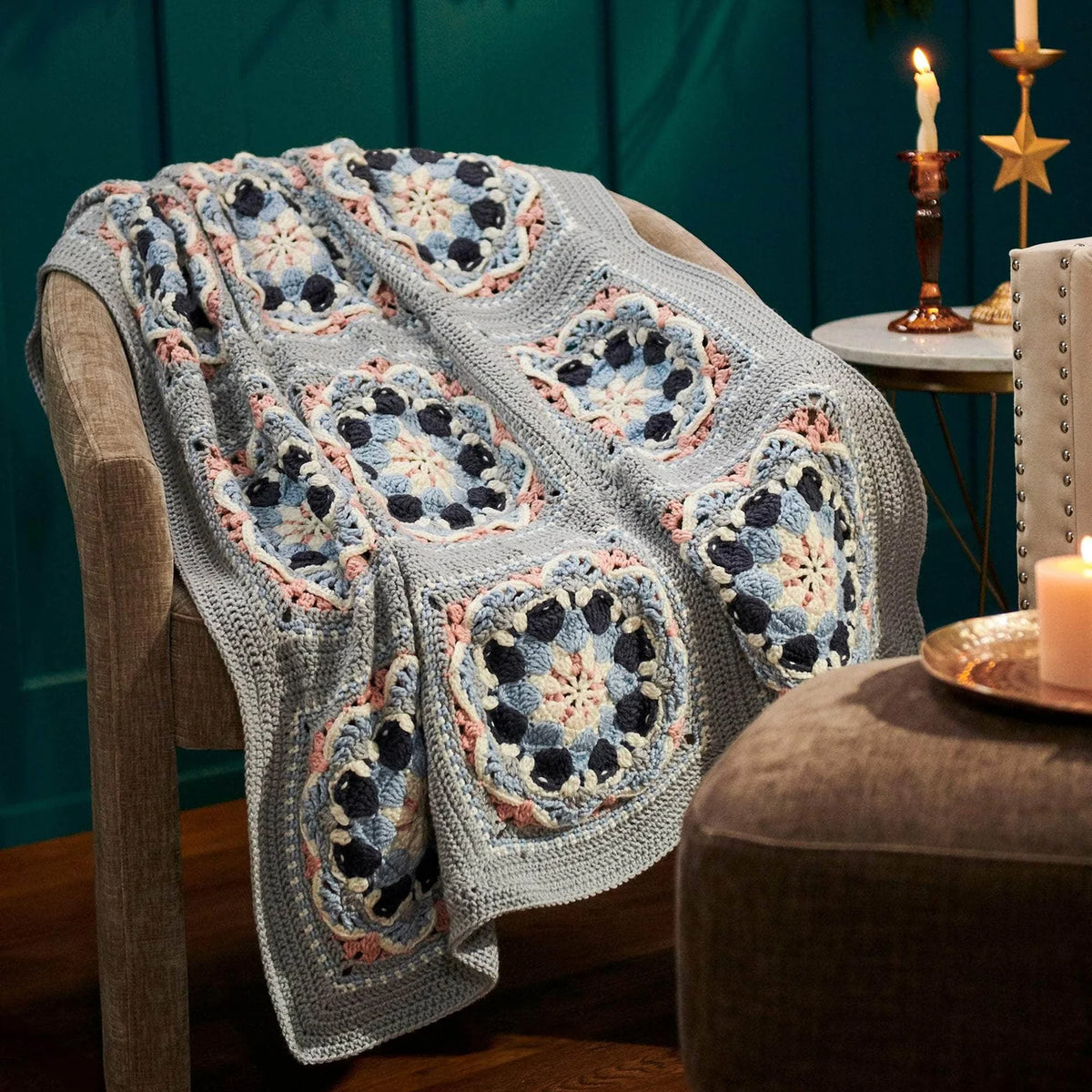 Free Porcelain Stitch Blanket Pattern – Mary Maxim