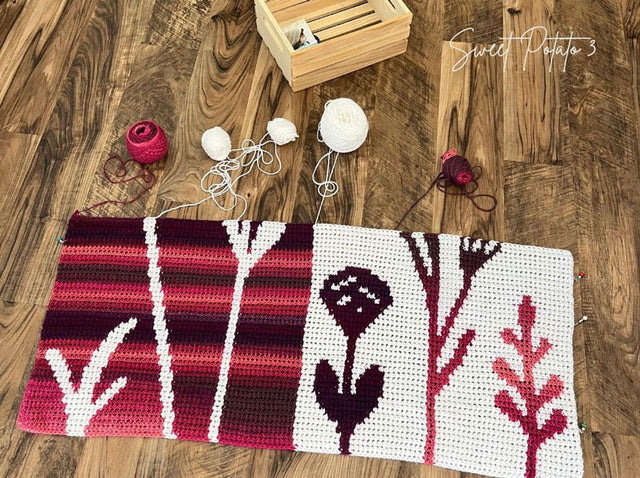 Be a Wildflower Blanket – Mary Maxim