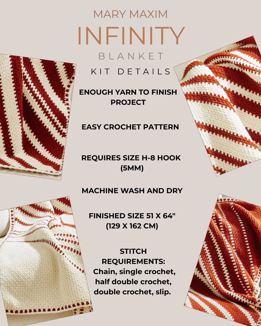 Infinity Blanket – Mary Maxim