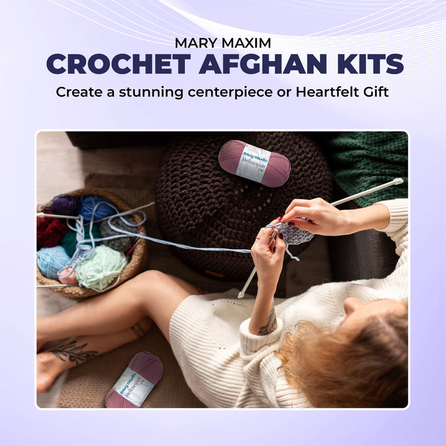 Persian Tiles Throw (Premier Everyday DK) – Mary Maxim