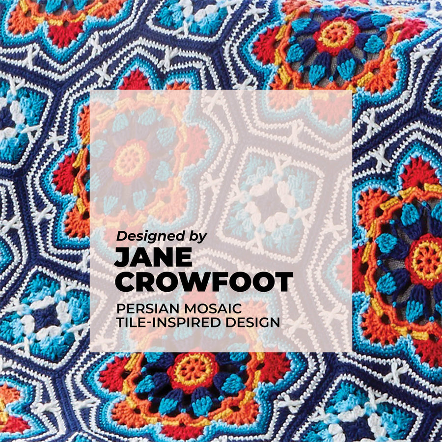 Persian Tiles Throw (Premier Everyday DK) – Mary Maxim