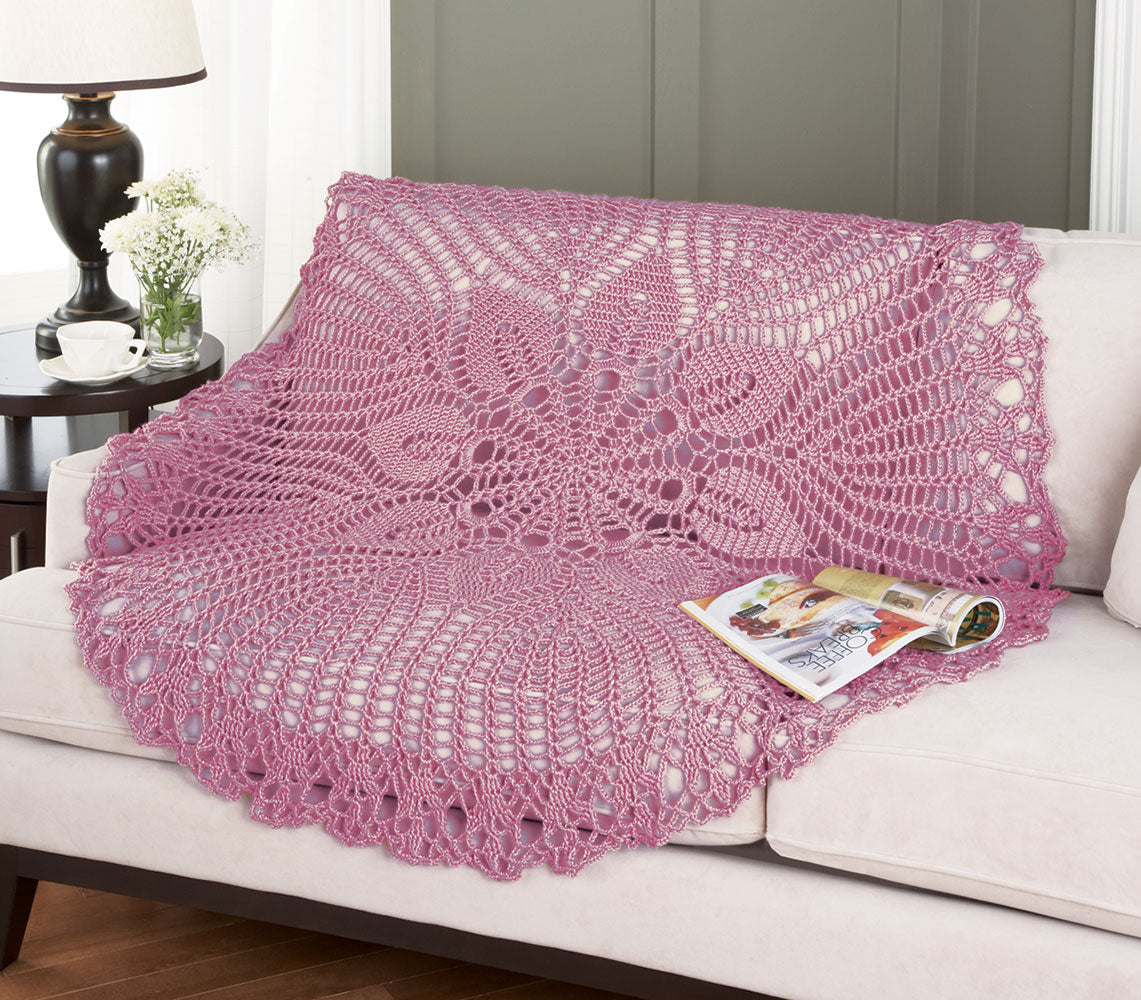 Free Circular Lace Throw Pattern – Mary Maxim