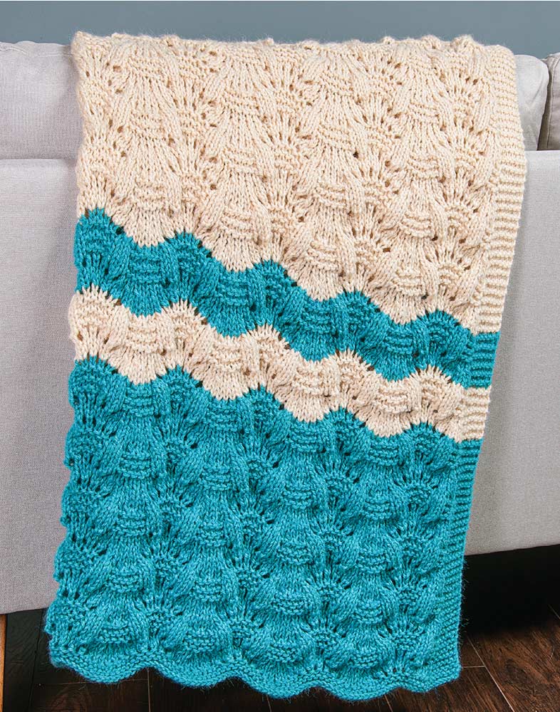 Broken Ripple Throw Pattern – Mary Maxim