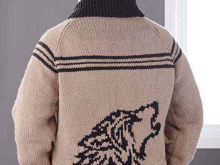 Celtic Wolf Jacket – Mary Maxim