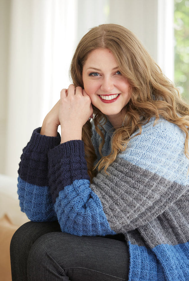 Knit Triangles Cardigan – Mary Maxim