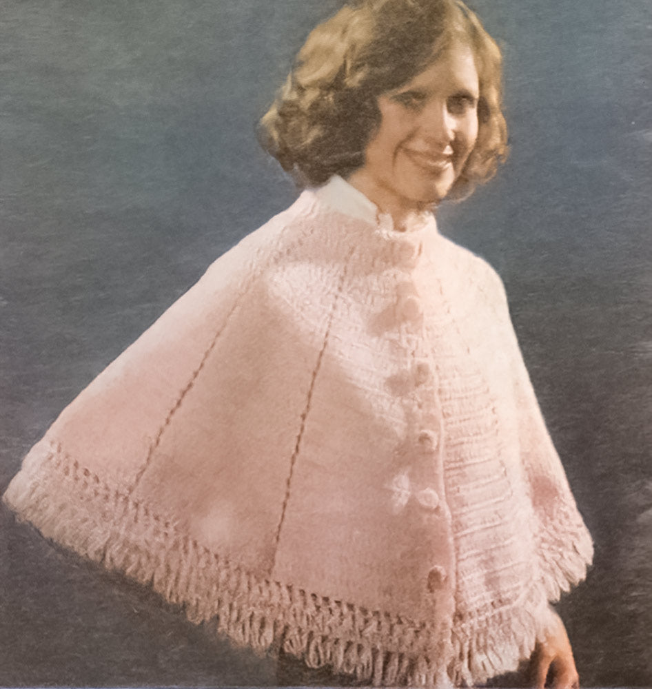 Shortie Cape Pattern – Mary Maxim