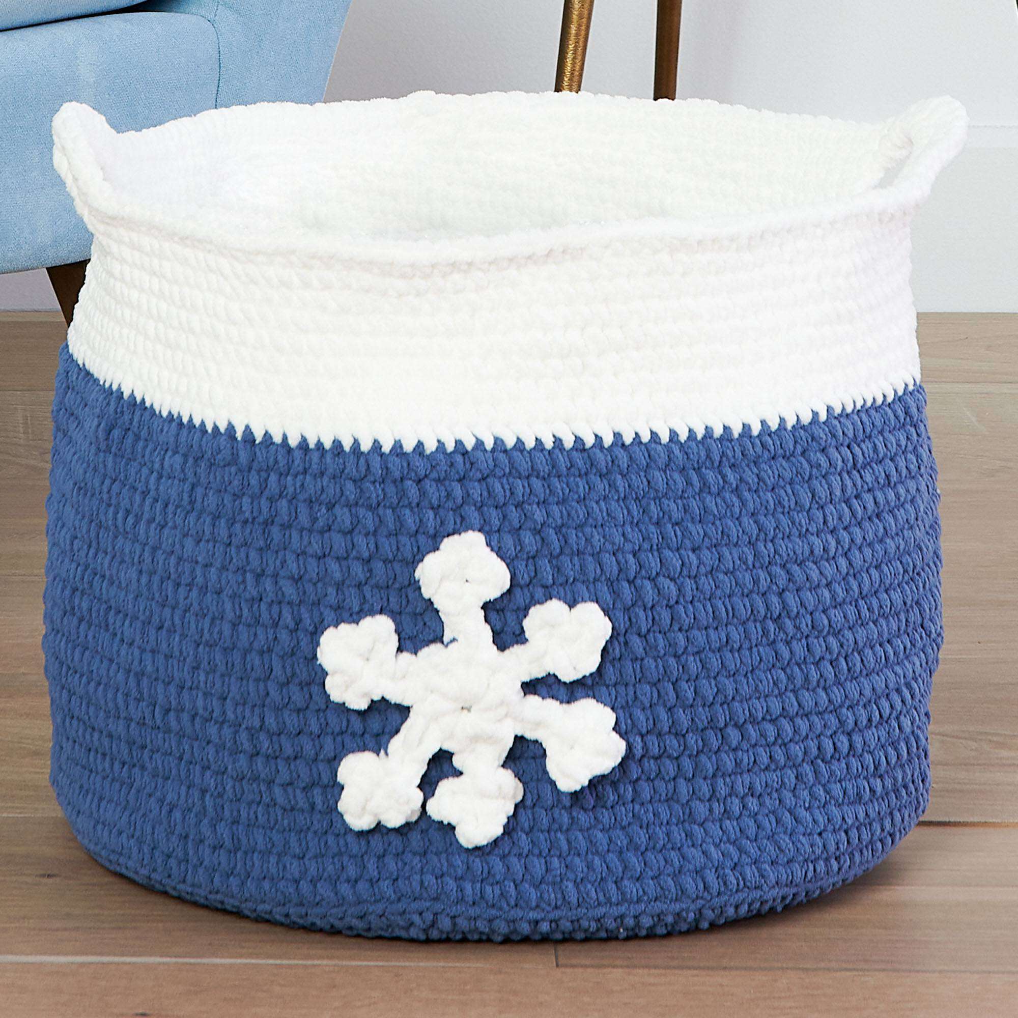 Free Crochet Snowflake Basket Pattern – Mary Maxim