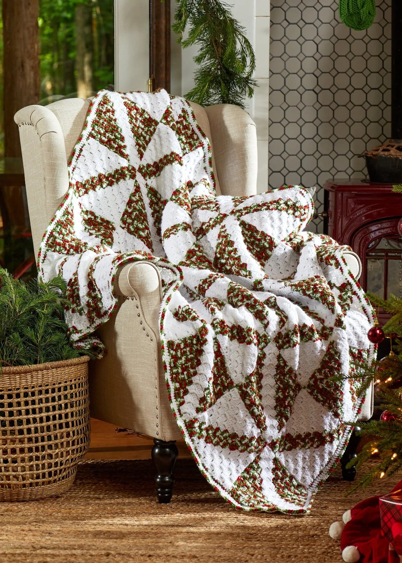 Free Merry Motif Quilt Crochet Throw Pattern – Mary Maxim