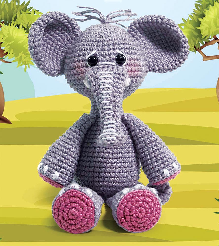 Free Tofe The Elephant Pattern – Mary Maxim