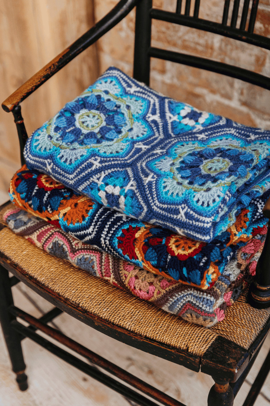 Persian Tiles Throw (Premier Everyday DK) – Mary Maxim