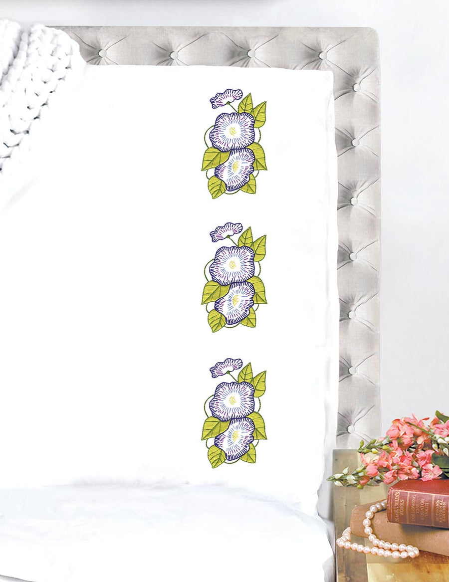 Pillowcase Embroidery & Cross Stitch Kits | Mary Maxim