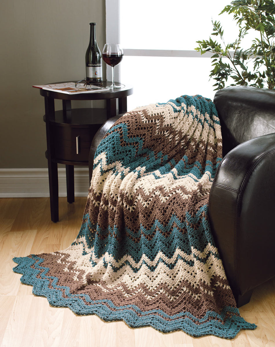 Rippled Lace Throw Pattern – Mary Maxim
